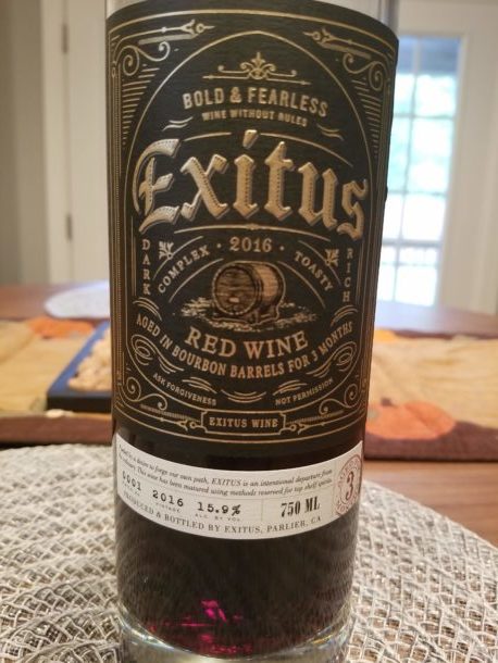 2016 Exitus Red Wine - The Good Wine Guru